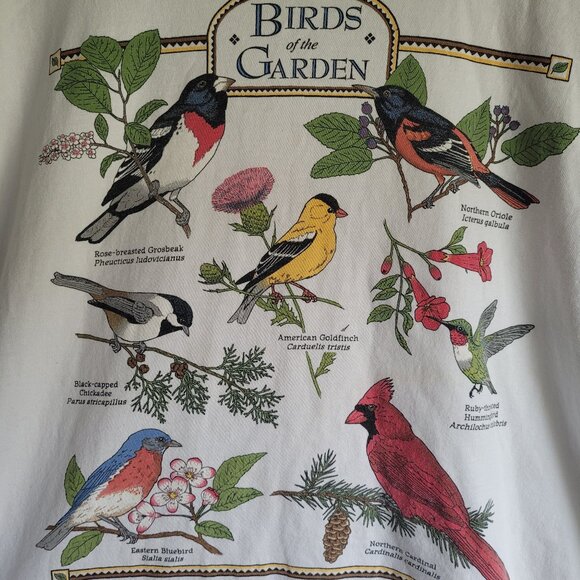 Tops | Vintage Bird Shirt Birds Of The Garden Womens Xl | Poshmark